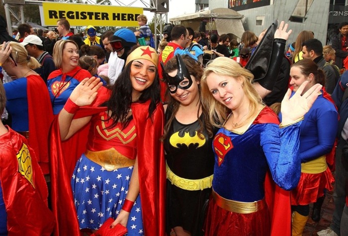 The Largest Superheroes Congregation at Melbourne | Amusing Planet